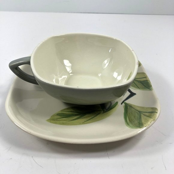 Red Wing Pottery | Dining | Red Wing Pottery Magnolia Cup And Saucer ...